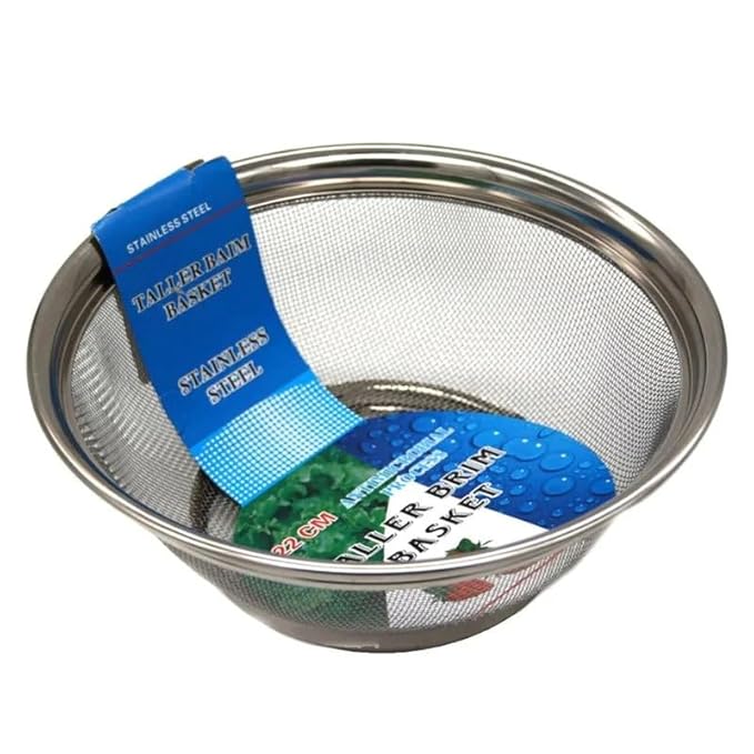 Chakni/Strainer/Filter/Taller Brim Basket/Rice Filter -Stainless Steel ...
