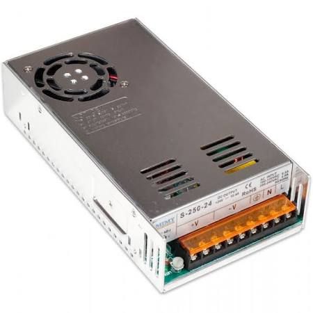 24V 10AMP DC SMPS Power Supply with Cooling Fan for LED Strip Light ...