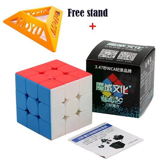 (Cube stand free) Moyu meilong 3C rubics cube 3/3/3 | Daraz.com.bd