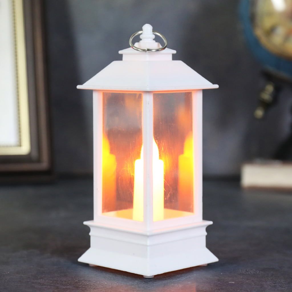 xiuginFU Portable Button Battery Operated Storm Lantern Old-fashioned ...