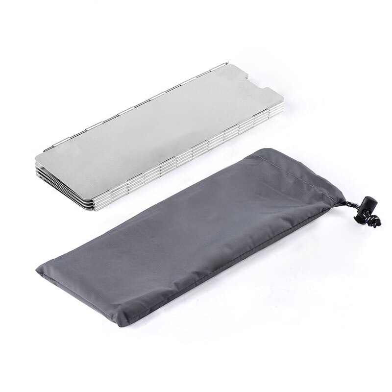 Ultralight Outdoor 10 Plates Foldable Wind Shield Camping Stoves ...