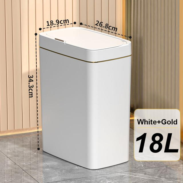 18L Smart Bathroom Trash Can Automatic Bagging Electronic Trash Can ... 18L Smart Bathroom Trash Can Automatic Bagging Electronic Trash Can ...