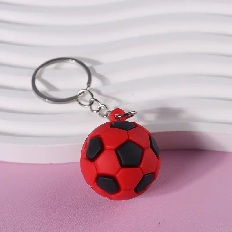 Mini Football Keychain / Soccer Ball Keychain – Sports Key Ring for ...