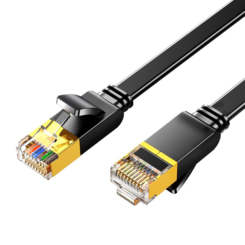 Cat 7 Ethernet Cable Cat7 High Speed Flat Gigabit STP RJ45 LAN Cable ... Cat 7 Ethernet Cable Cat7 High Speed Flat Gigabit STP RJ45 LAN Cable ...
