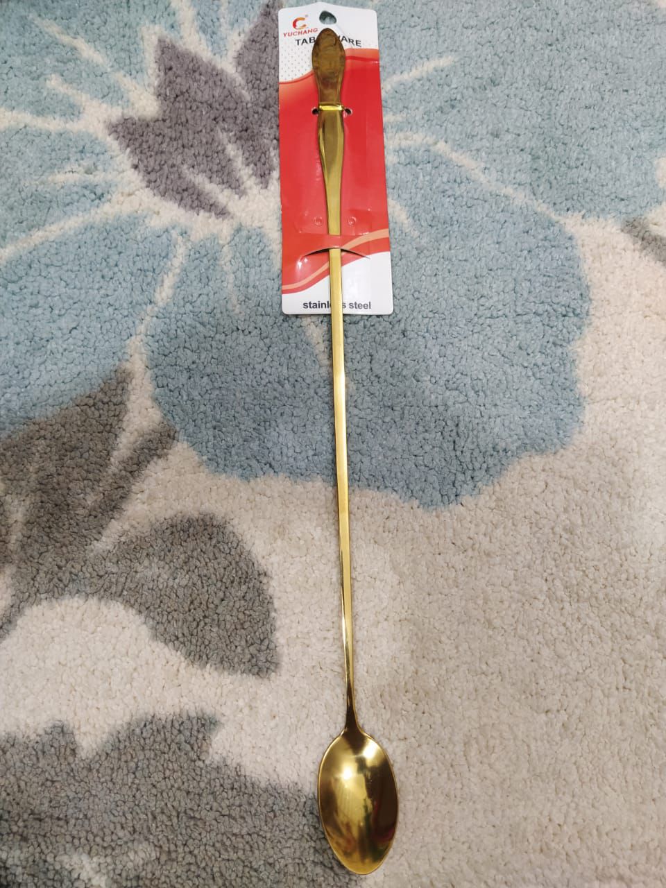 Ss tall golden colour tea spoon | Daraz.com.bd