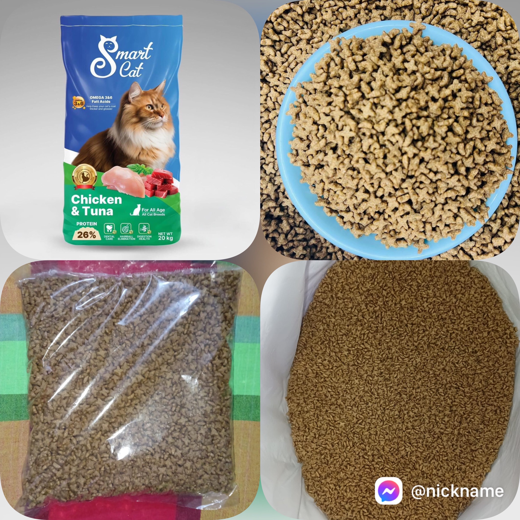 1kg Repack Smartcat Thailand All Age ChickenTuna flavour catfood ...