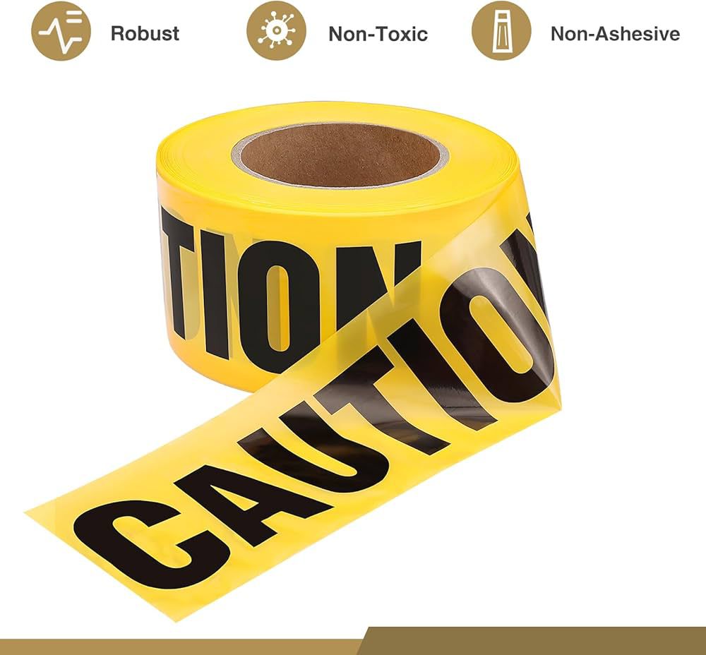 35*7.5 "CAUTION" Tape Used For Construction Area And Others Area -Best ...