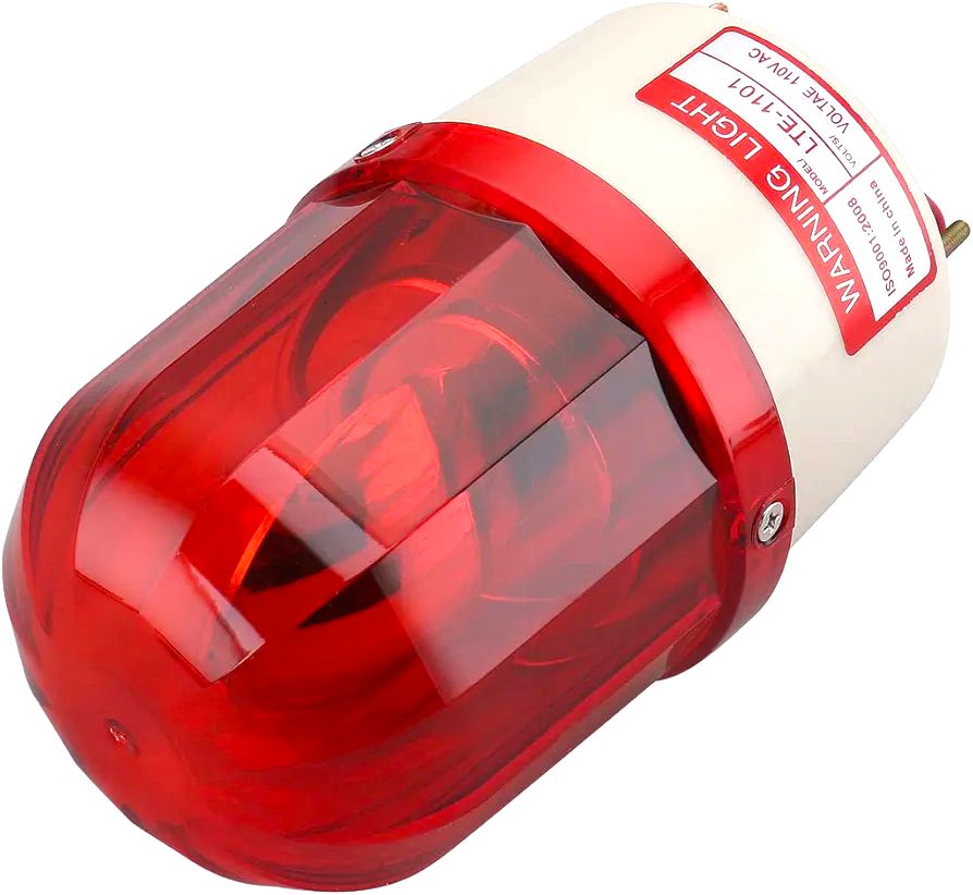 Warning Signal Light LTE-1101 AC 110V Red Indicator Rotating Light ...
