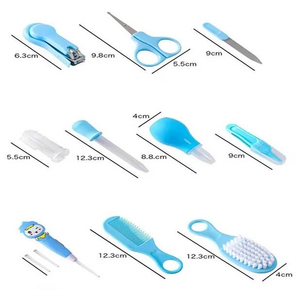10 Piece Newborn Baby Healthcare Kit Set