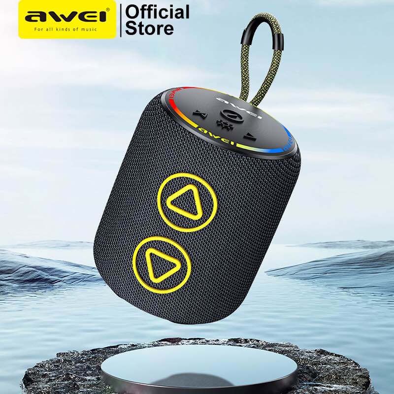 AWEI KA13 Mini Portable Outdoor Wireless Dynamic RGB Bluetooth Speaker | Daraz.com.bd