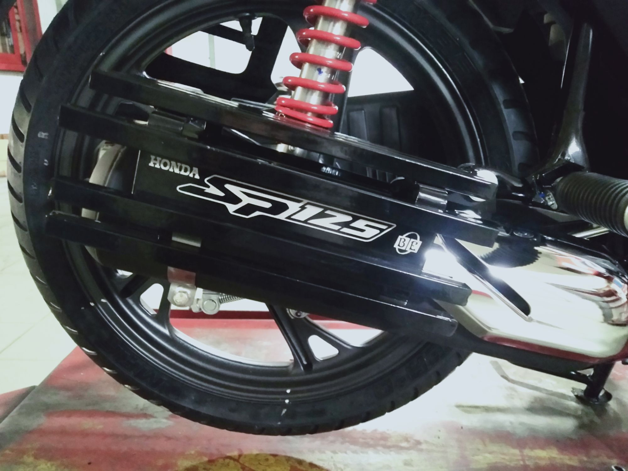 Honda SP 125 Bike Silencer Cover Silencer Guard Box or Silencer ...