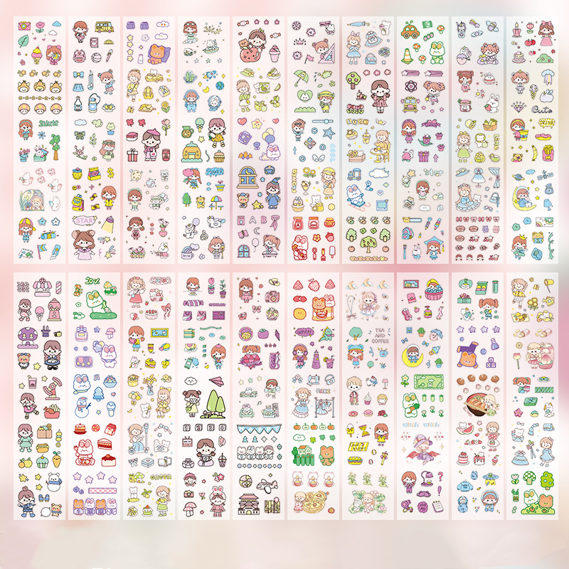 20 Sheets Waterproof Stickers for Kids Toddlers 1000+ Vivid Children ...