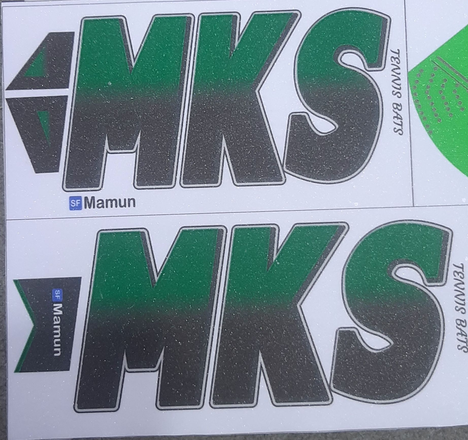 1set ceat.ton.kookabura.ss. cricket bat stikar famous sports 36 | Daraz ...