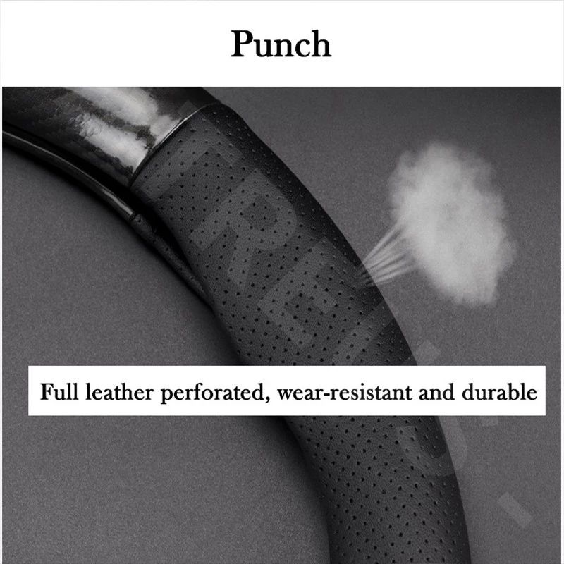 Half carbon with toyota logo High quality pue leather universal size ...