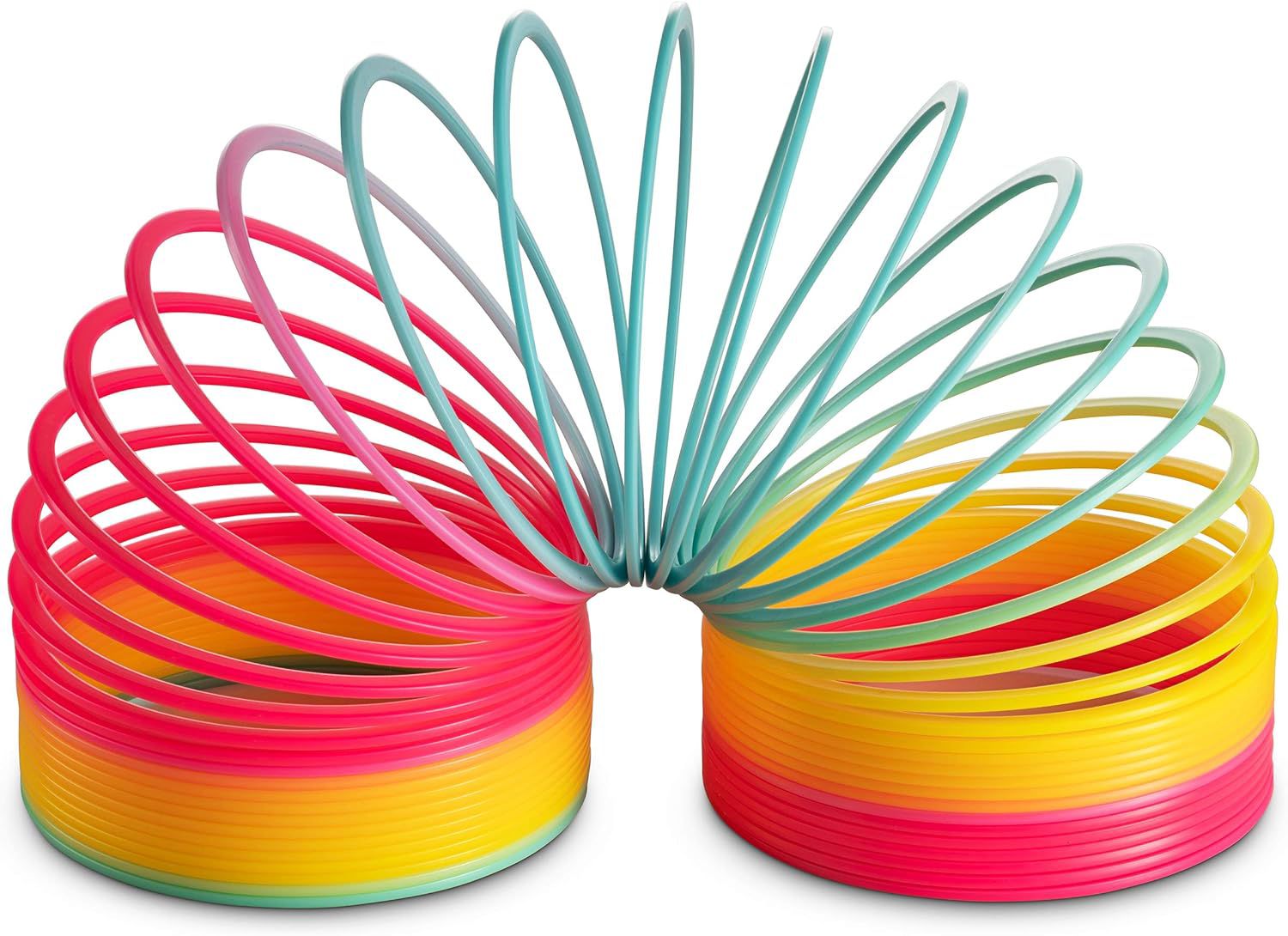 3pcs Rainbow Coil Spring Toy - 6 Inch Giant Magic Spring Toys for Kids ...