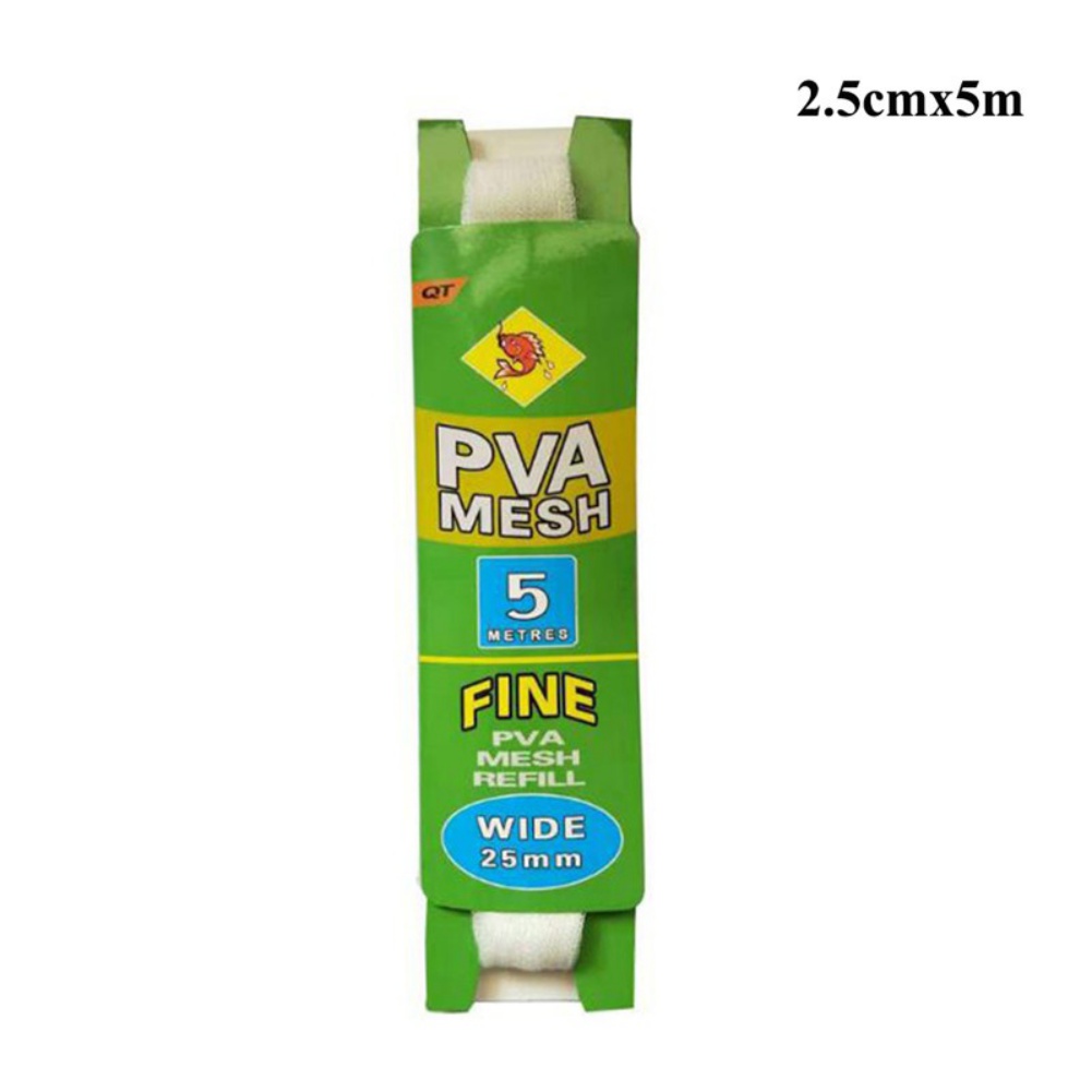 PVA Fishing Mesh 5M 25mm Narrow Fishing Network Water Soluble Mesh ...
