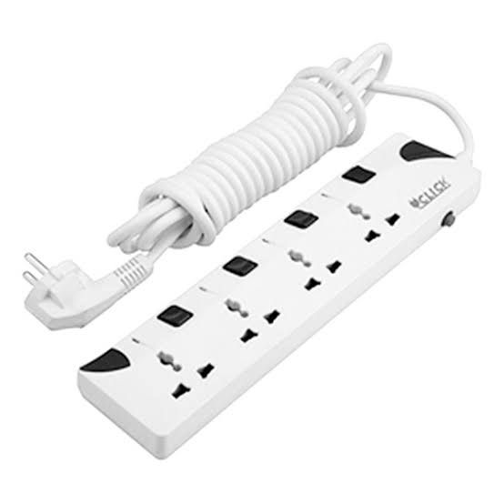 Safe 4 Point Multiplug Extension Cord 4skt Port MultiPlug Socket ...