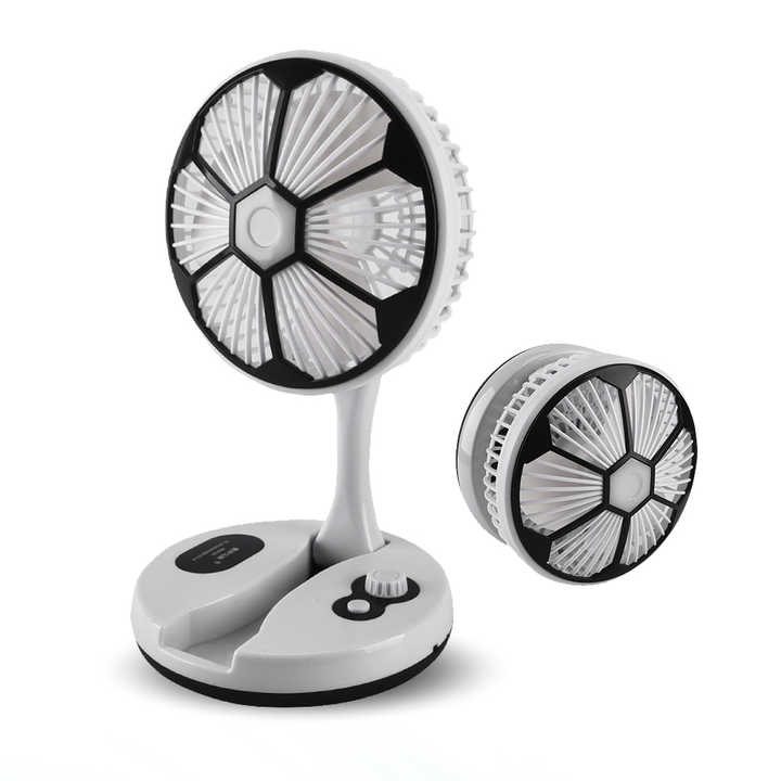 Multifunction Folding Mini Fan With LED Light | Daraz.com.bd