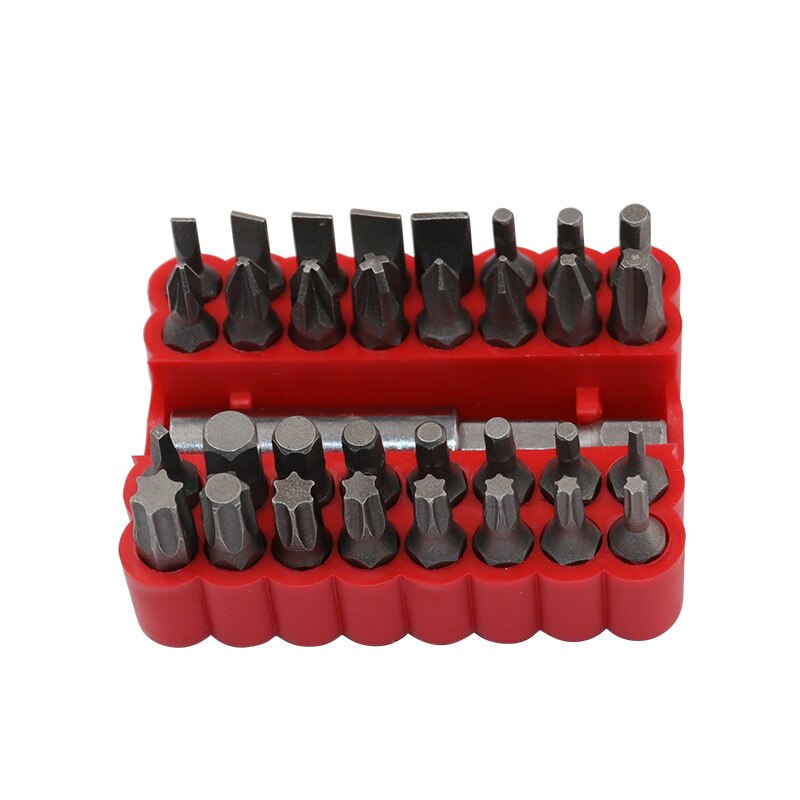 33PCS Bit Set Smooth High Hardness Solid Electric Screwdriver Bit Set ...