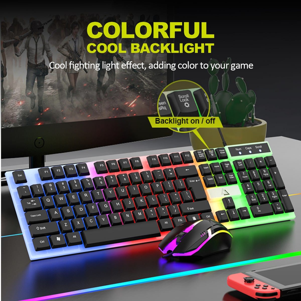 Gaming Keyboard Rgb Lighting D701 - Elevate Your Gaming Setup With ...