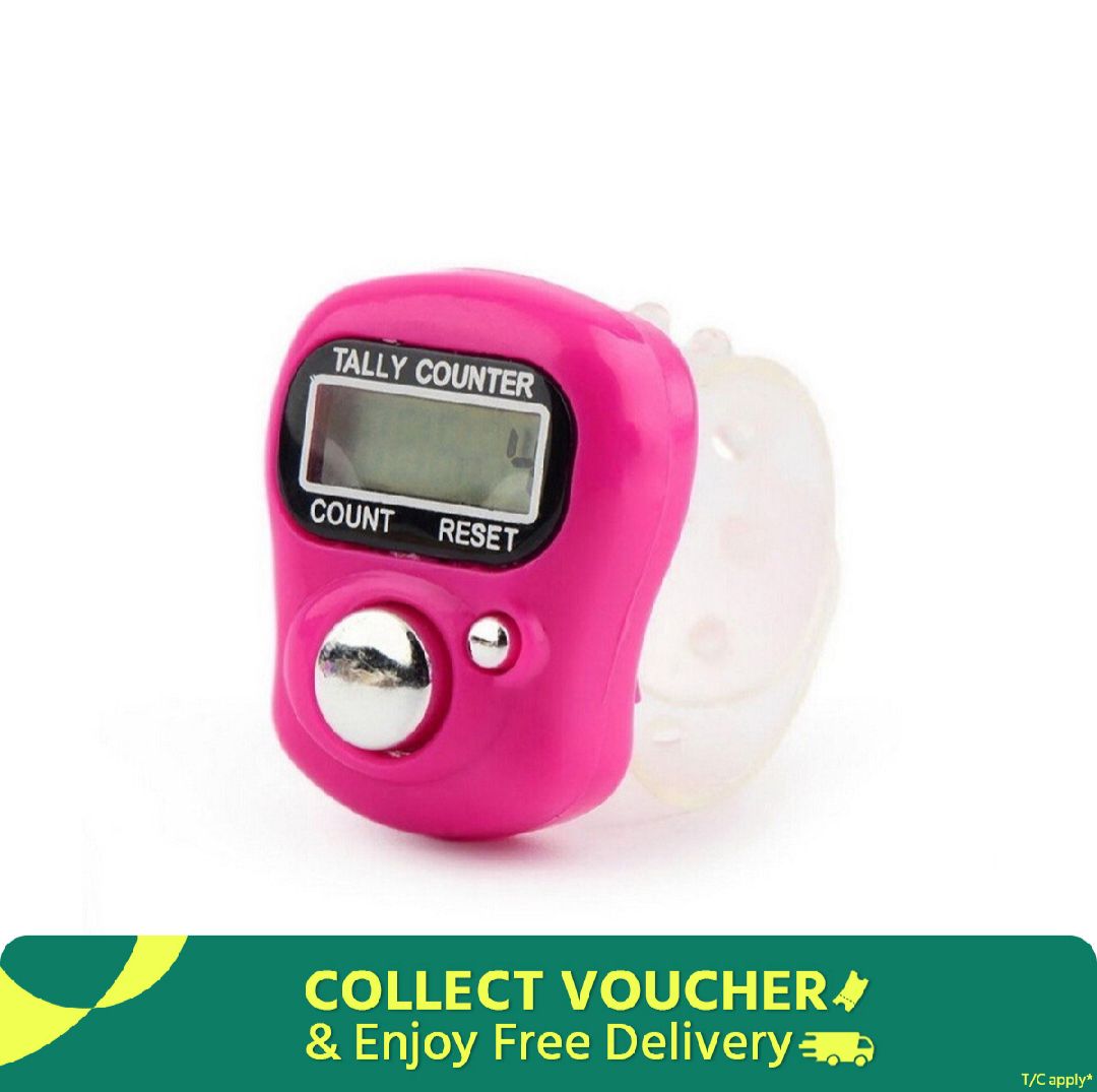 Digital Tasbih Counter - Portable Finger Tally Counter for Zikr & Prayer